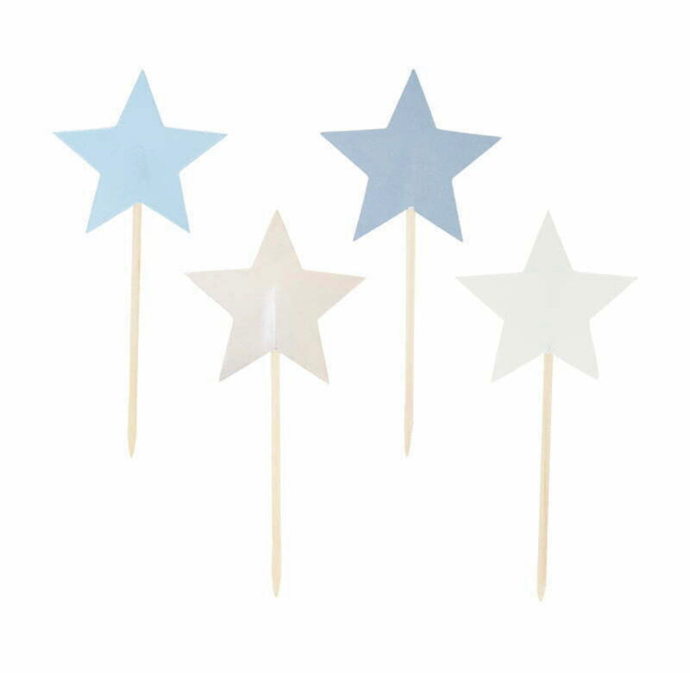 Star Picks | 8 Pieces | Cake Toppers – Party On Alice